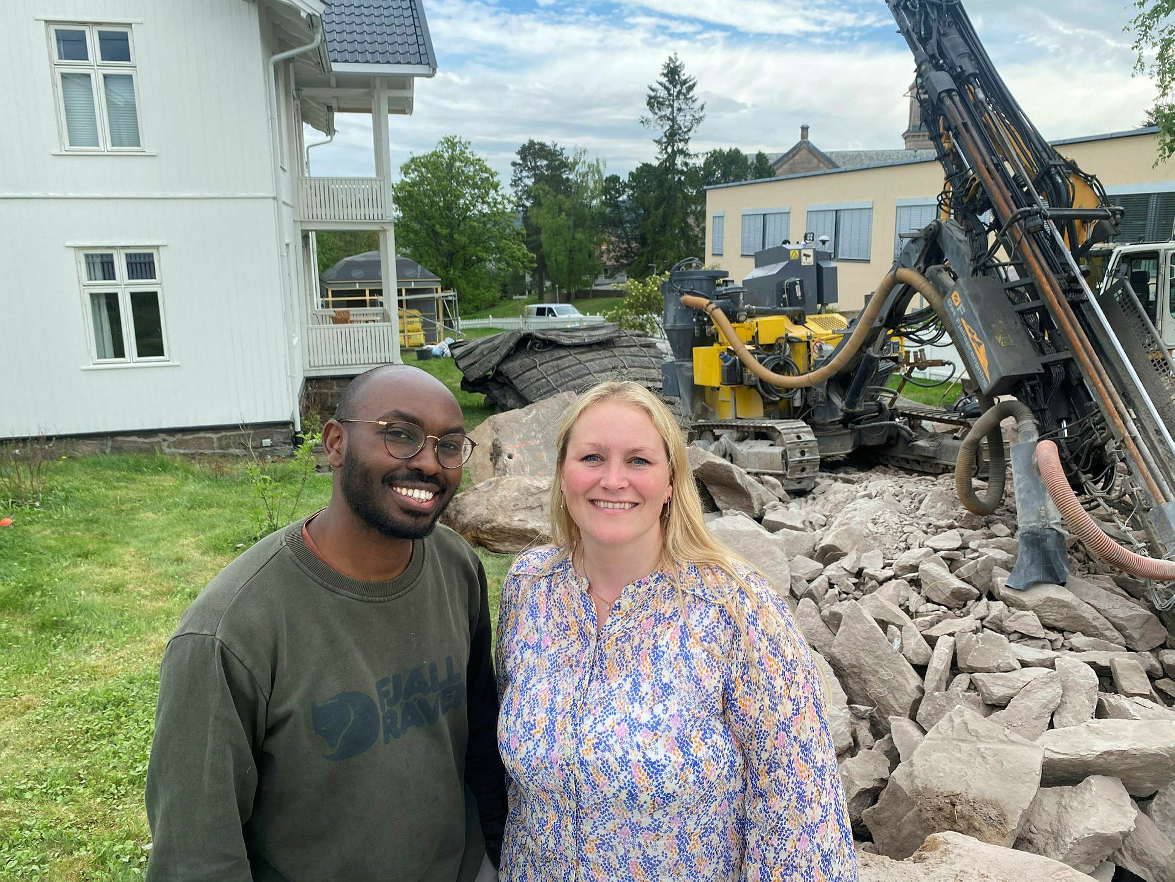 Bygger garasje - Byantikvaren krever at de også bygger en paviljong