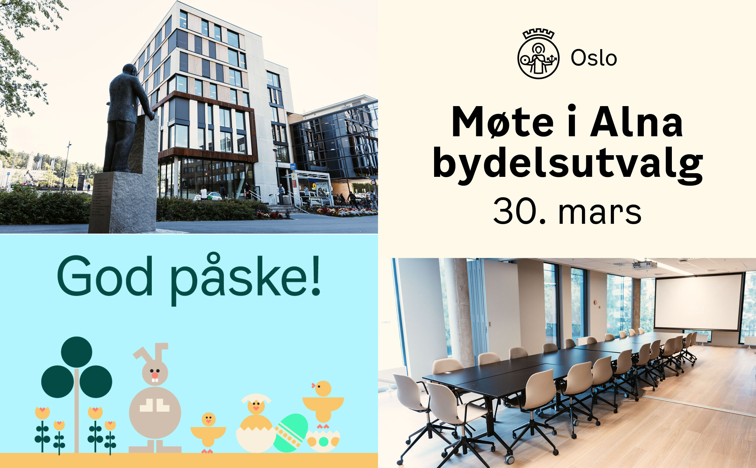 Informasjon fra Bydel Alna mars 2023