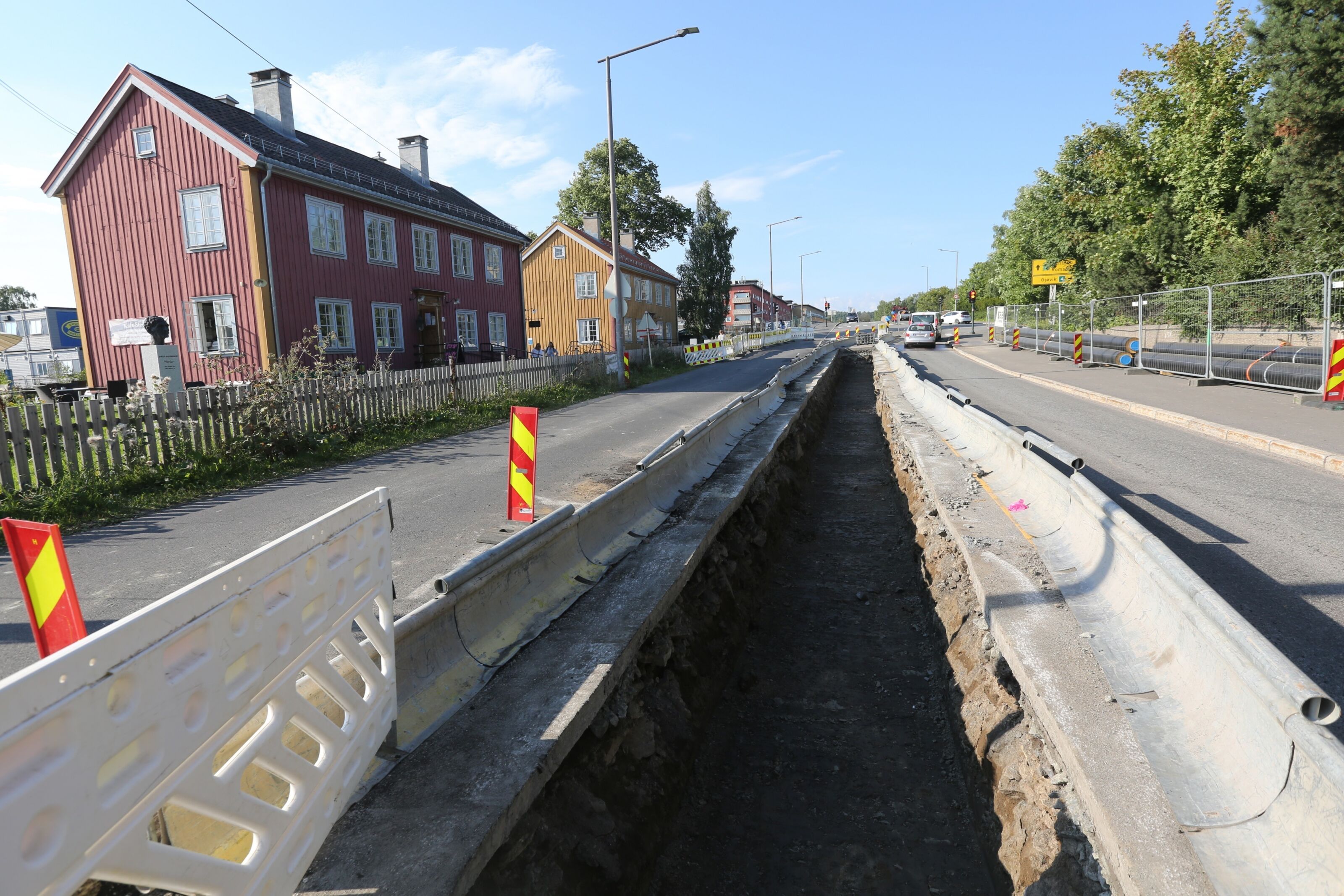 Legger fjernvarme til Grorud skole