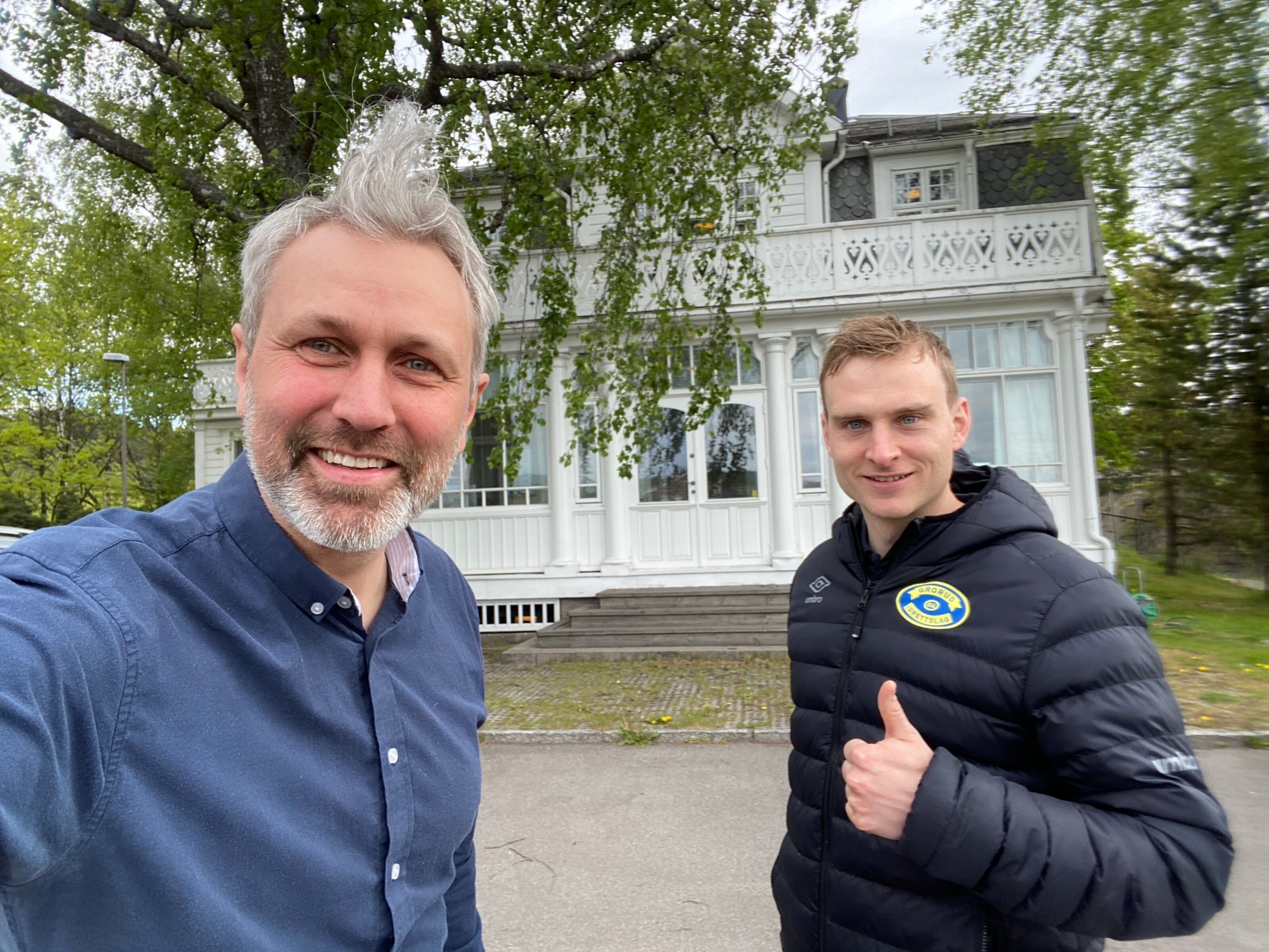 Samarbeid mellom Grorud IL og avisa