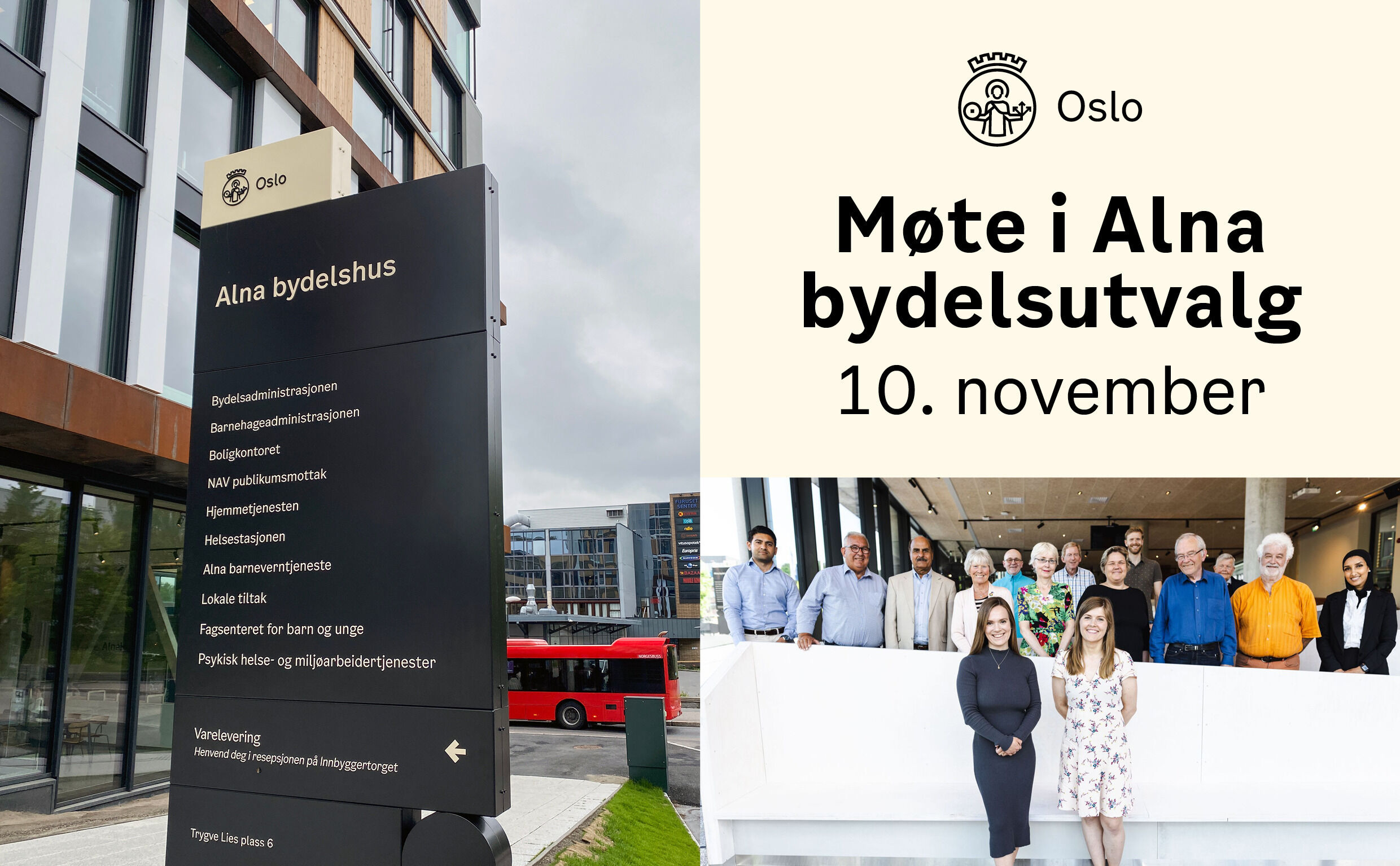 Informasjon fra Bydel Alna november 2022