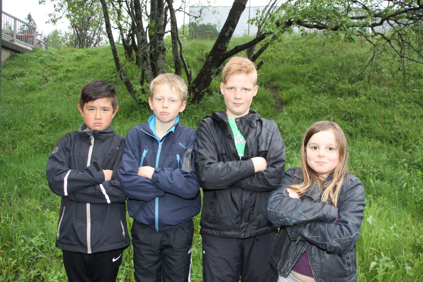 Rusken rev ned barnas hytte