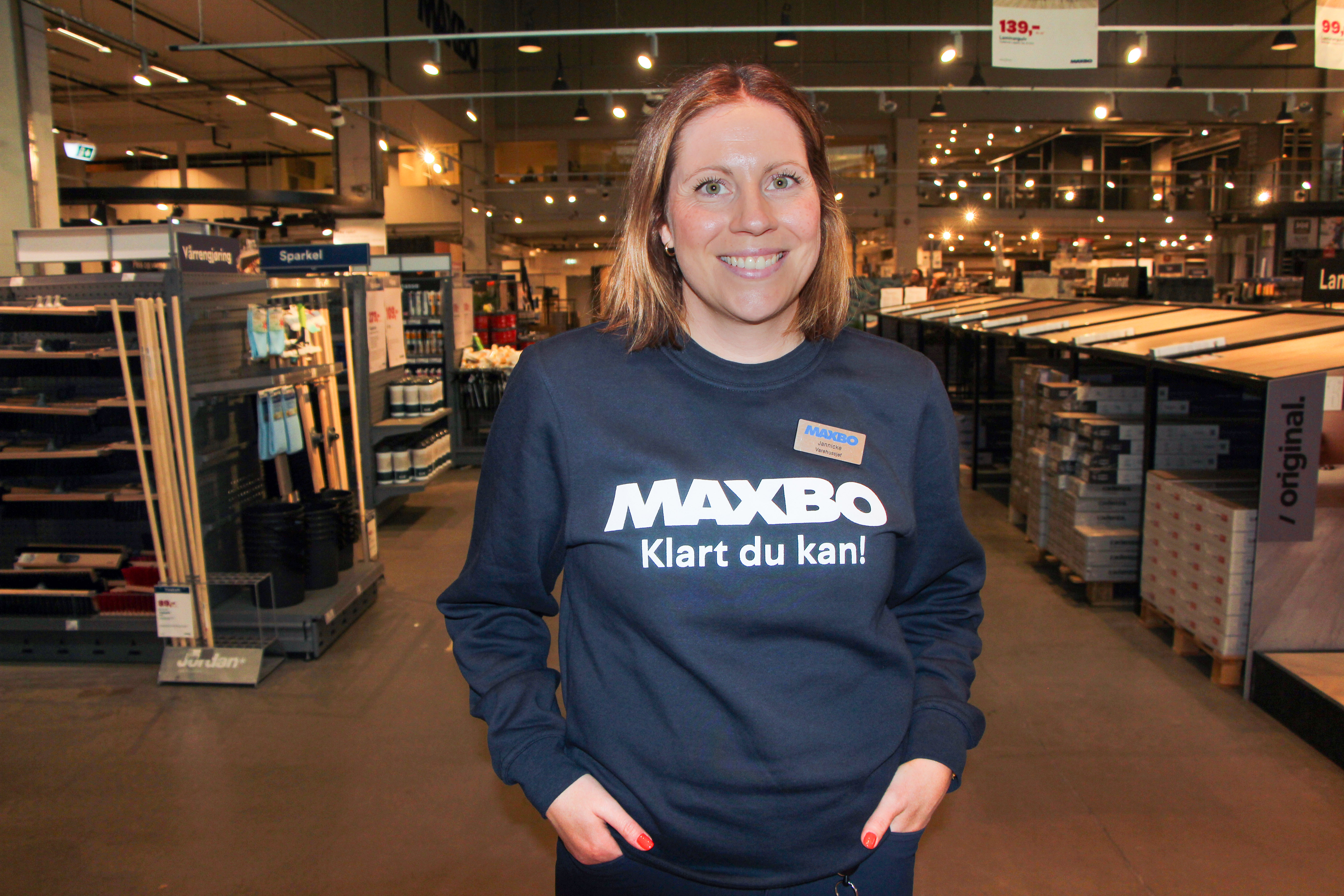 36-åringen Jannicke vokste opp på Haugenstua – i dag er hun varehussjef på Maxbo Alna
