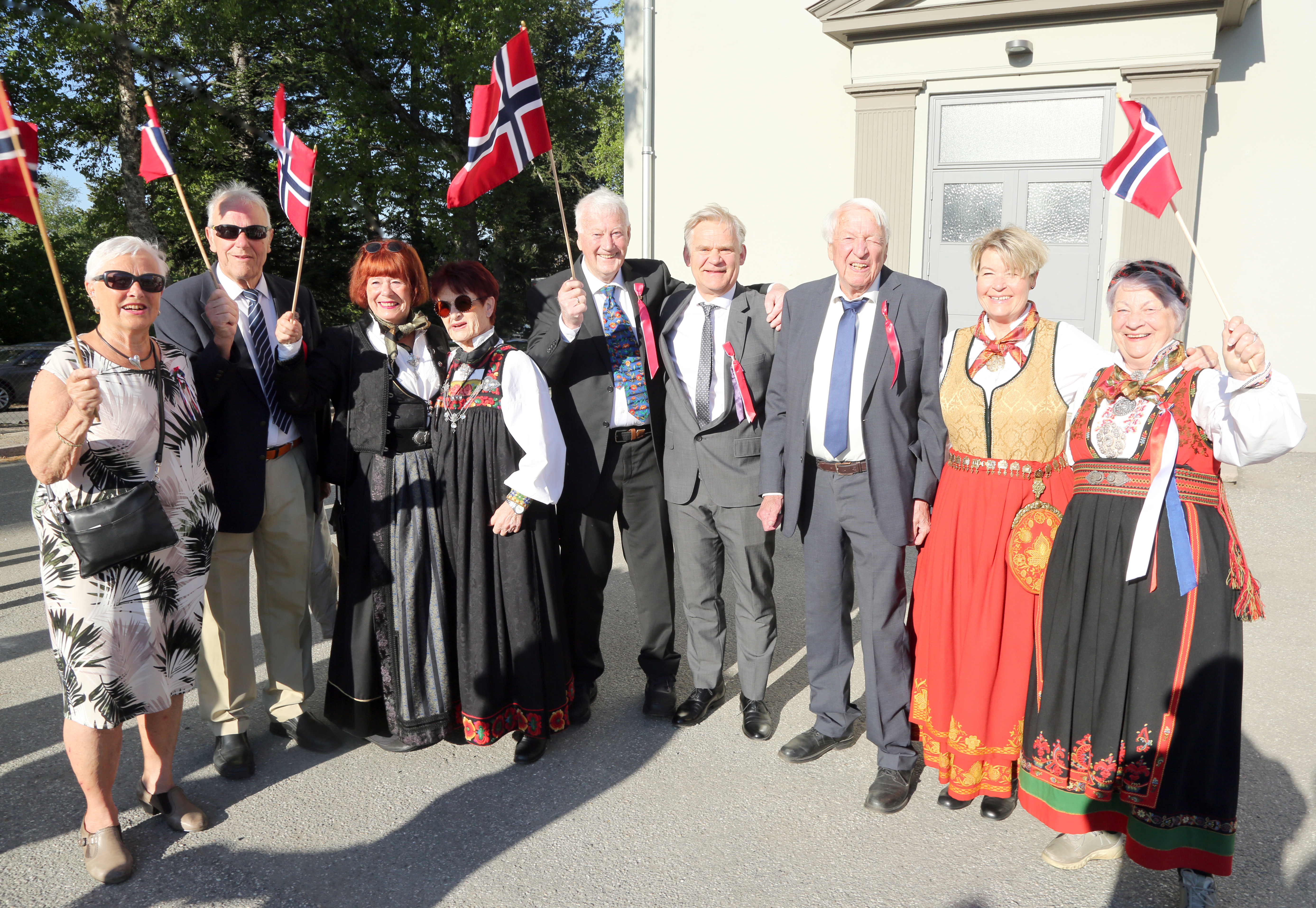 Moden feiring på Grorud da Kari rundet 80 på nasjonaldagen