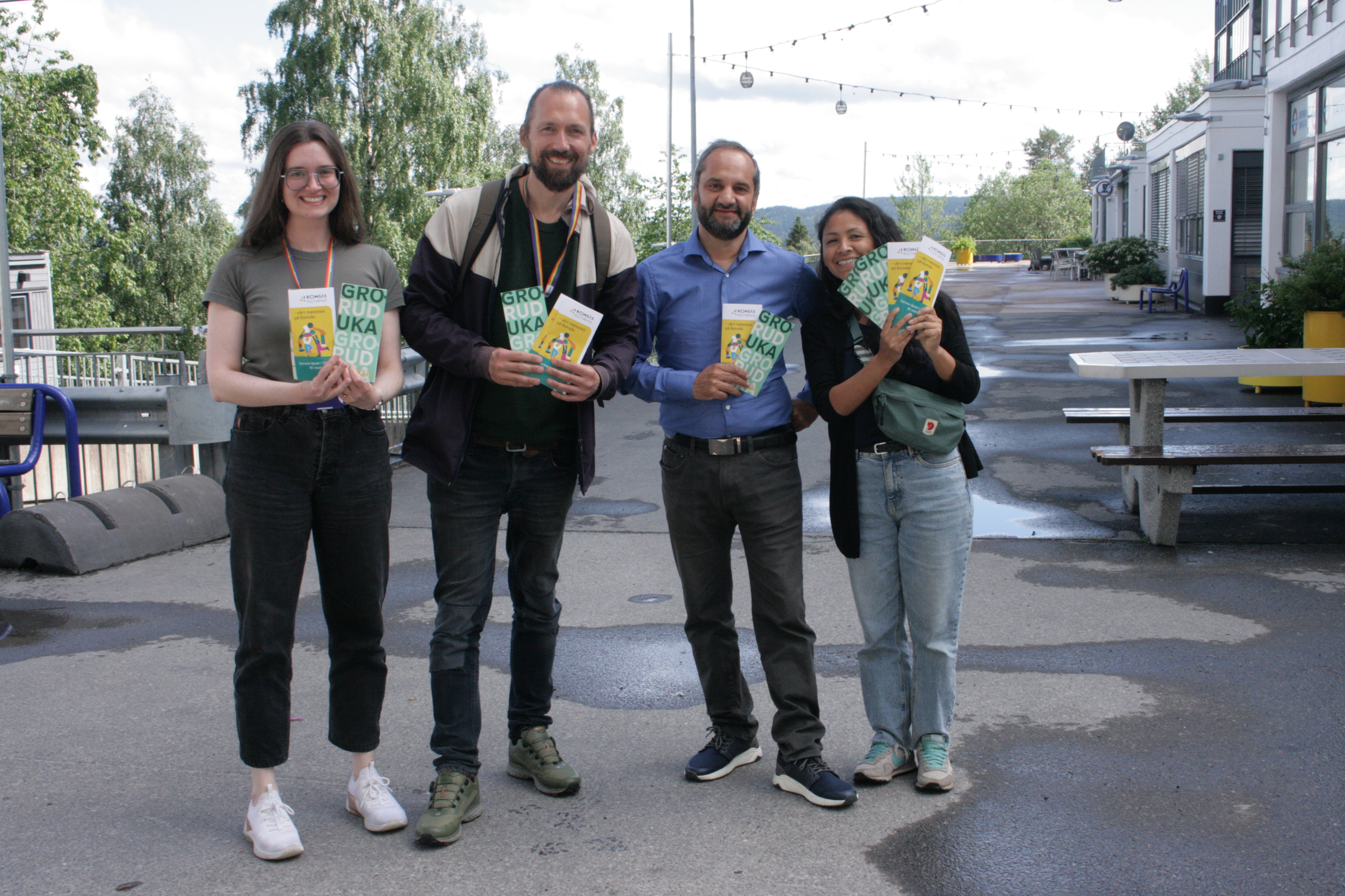 Pangåpner Groruduka i det nye kulturhuset på Romsås. – Ambisjonen er å ...