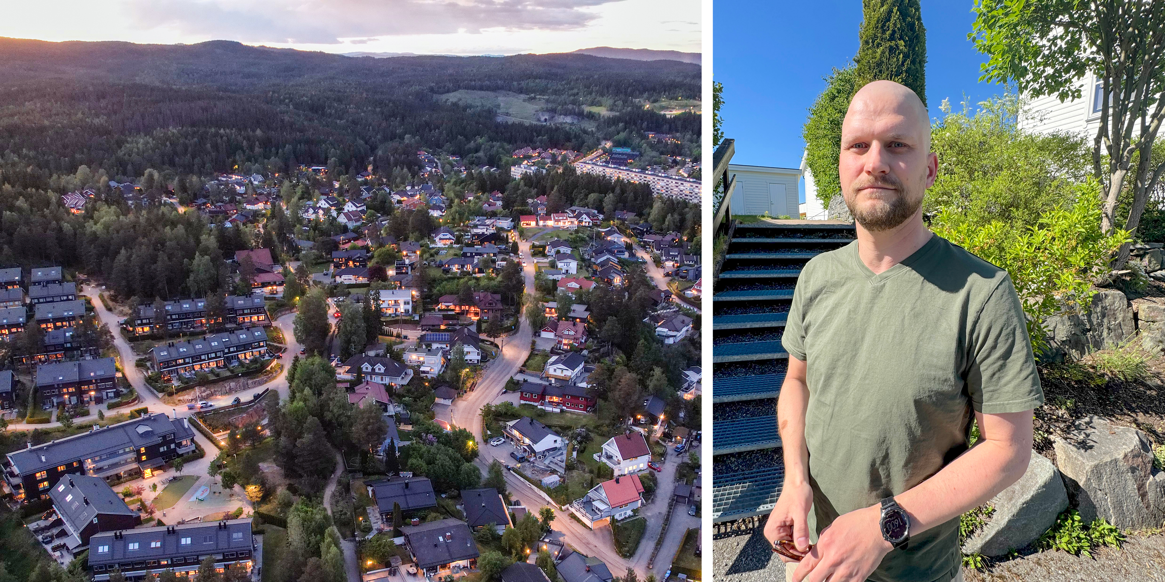 Da Fredrik kikket ut av vinduet så han barnas sykler bli lempet inn i ...